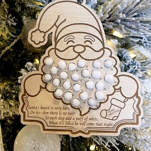 Countdown to Christmas Santa | Advent Calendar Santa | Santa Pom Pom ...