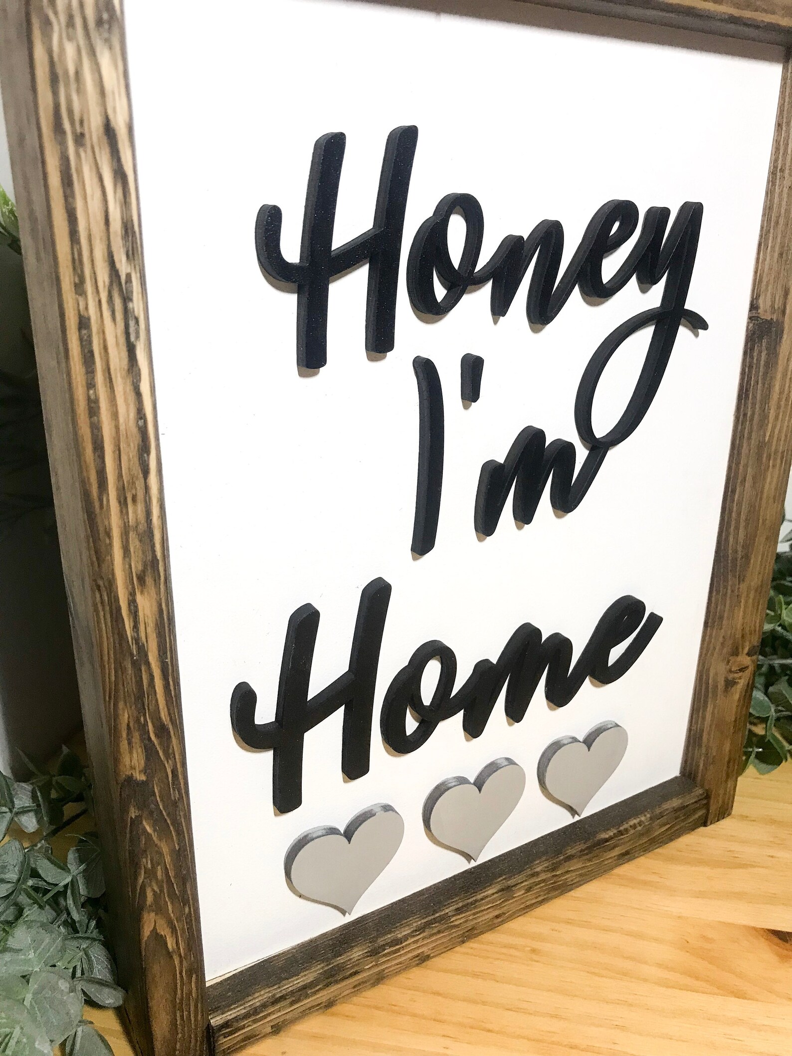 Honey Im Home Signim Home Sign 3d Honey Home Sign - Etsy