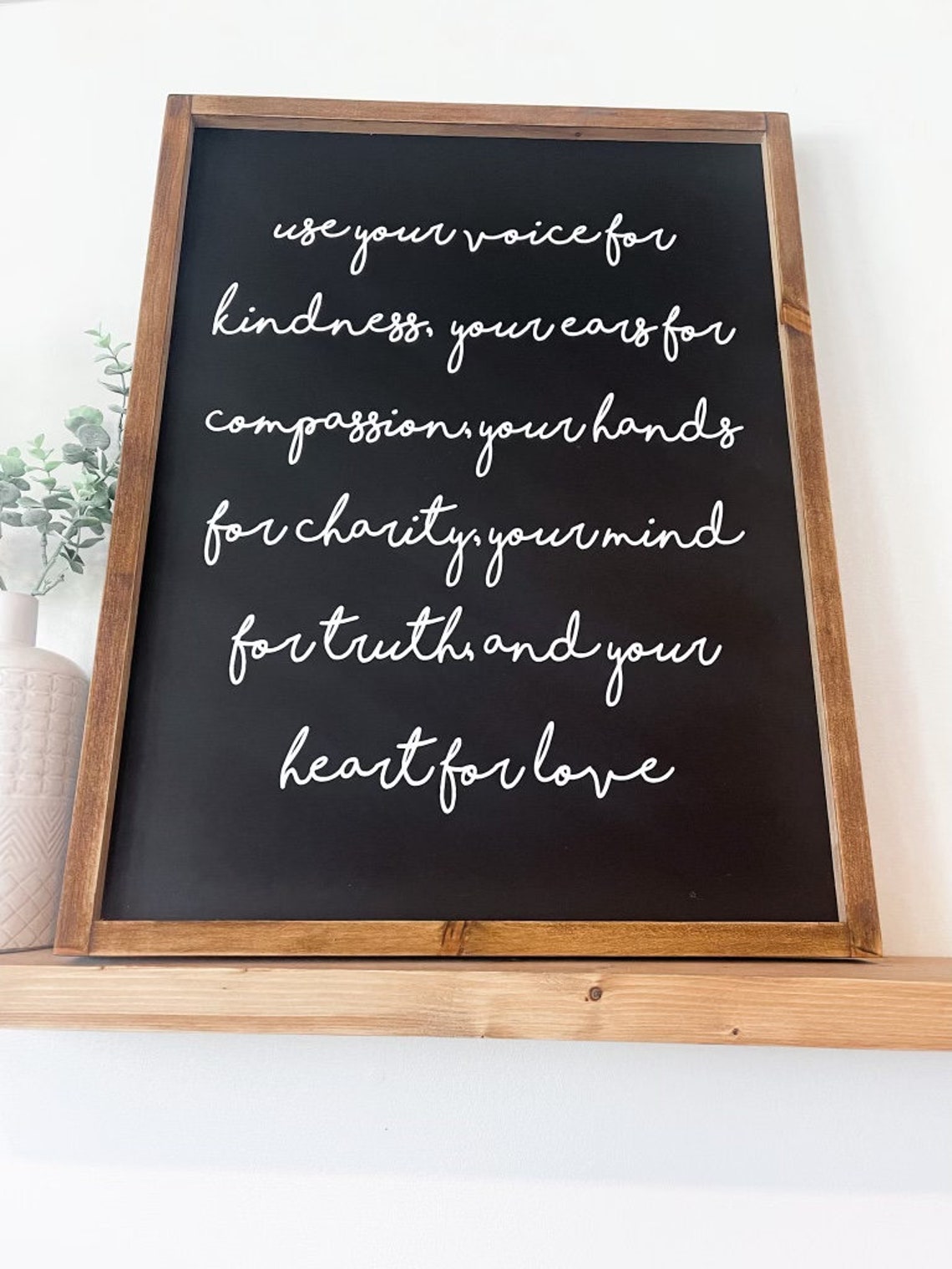 Use Your Voice for Kindness Sign Sign of Voice of Kindness - Etsy