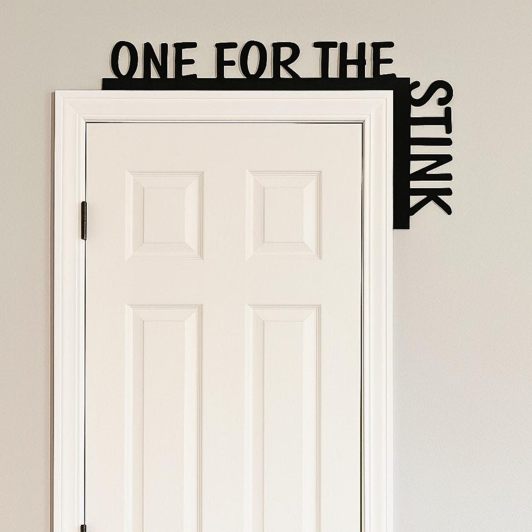 Custom Laser Cut Door Topper: Baltic Birch Wood Sign - Etsy