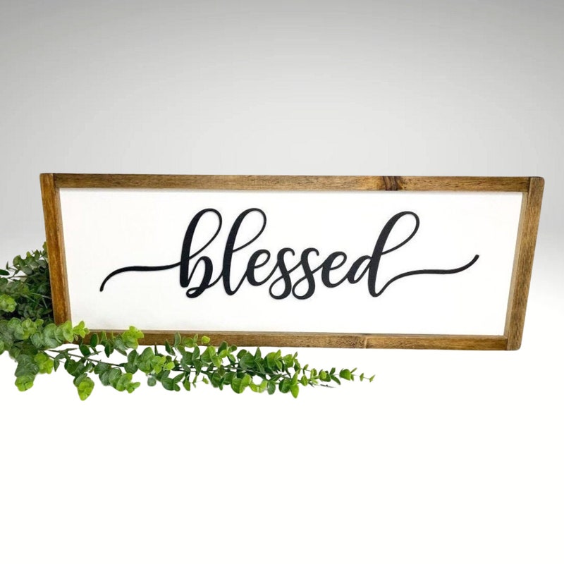 Blessed Sign - Etsy Canada