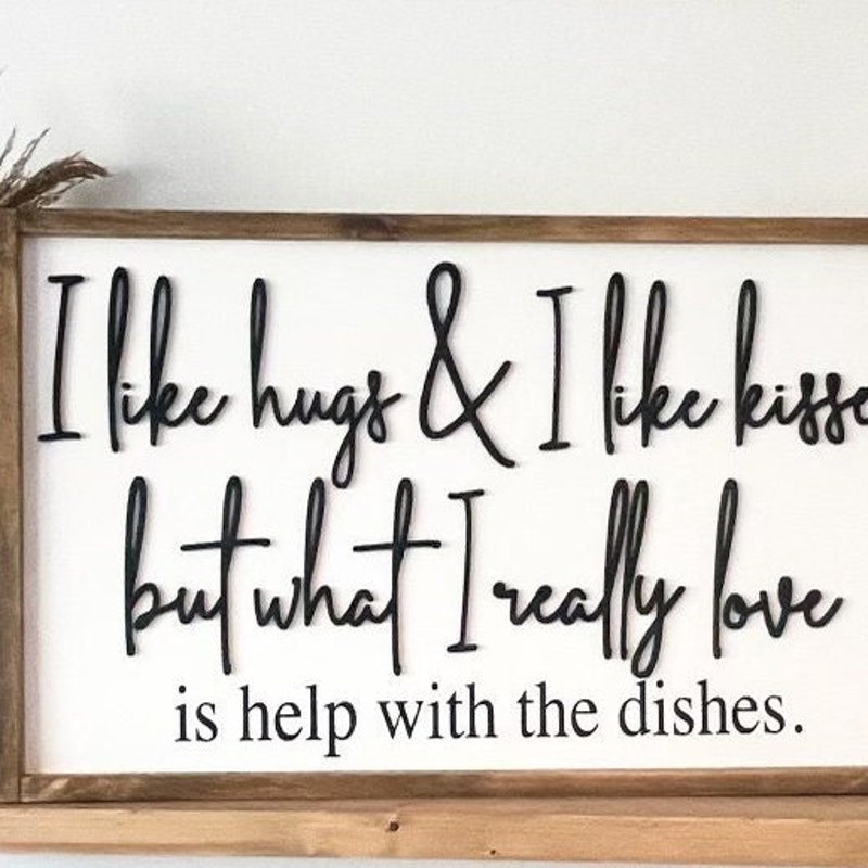 Humor Wood Kitchen Sign - Etsy