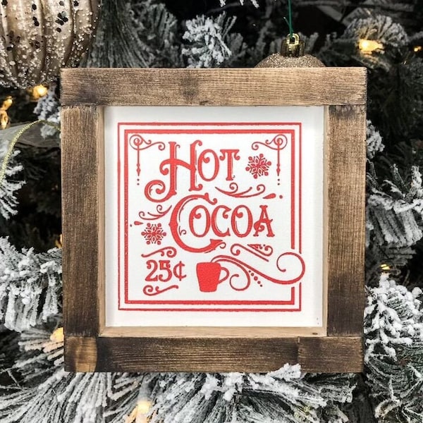 Hot Cocoa Sign - Etsy