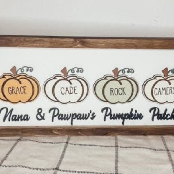 Pumpkin Sign - Etsy