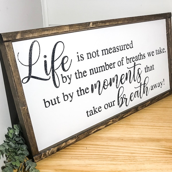 Life is Not Measured - Etsy