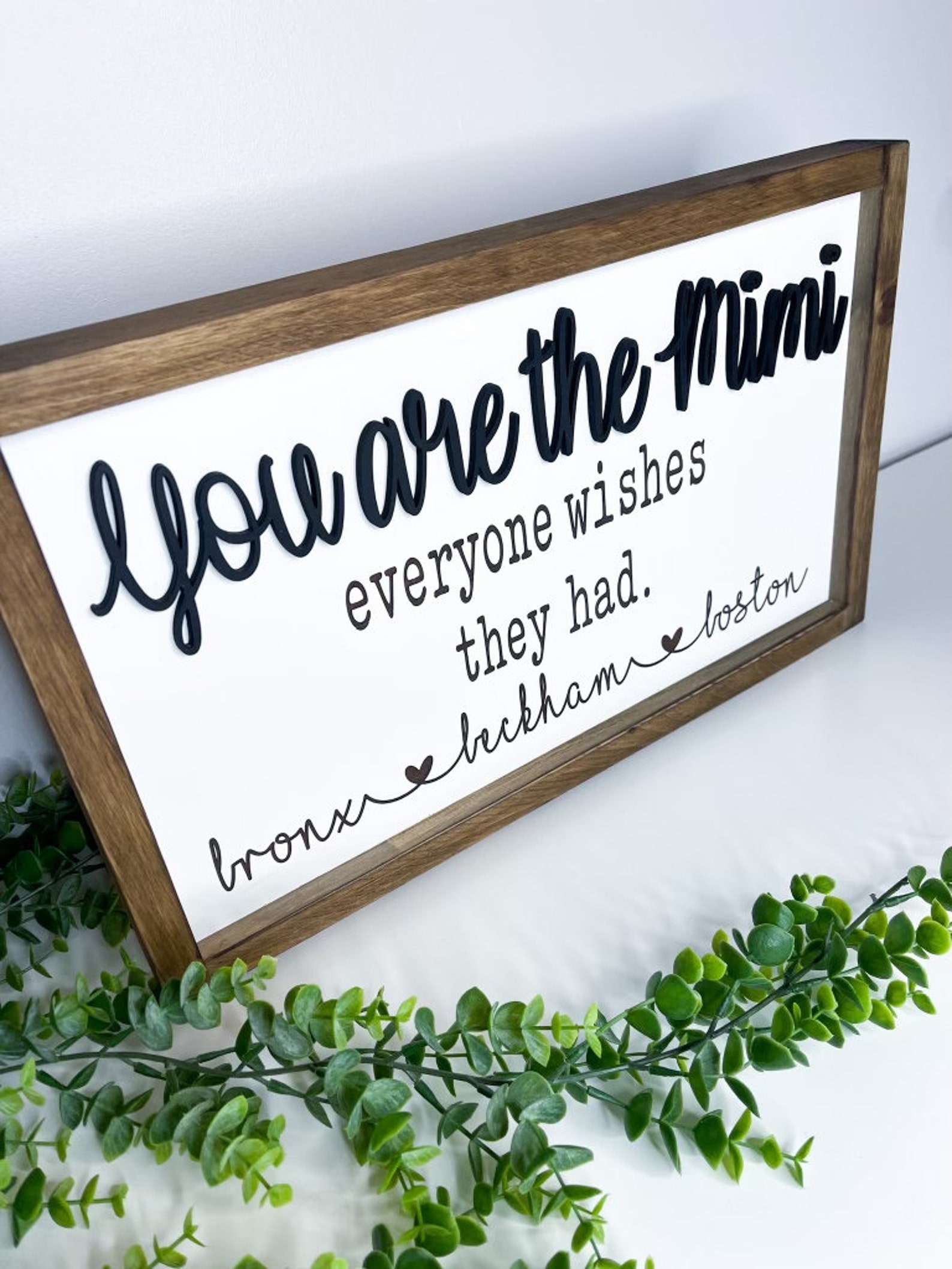 You Are the Mimi Sign Gift Custom Personalized Signcustom - Etsy