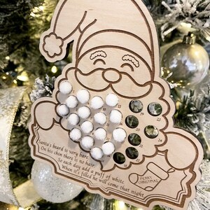 Countdown to Christmas Santa | Advent Calendar Santa | Santa Pom Pom ...