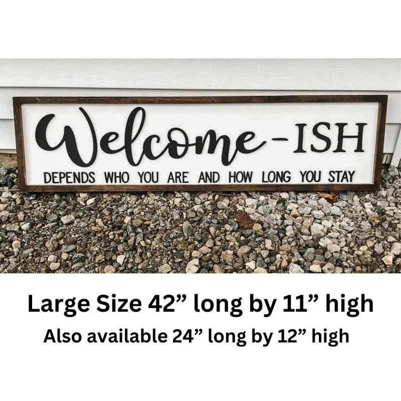 Funny Welcome Sign - Etsy