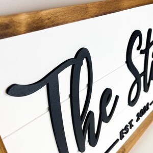 Farmhouse name sign shiplap Home decor sign shiplap | Etsy