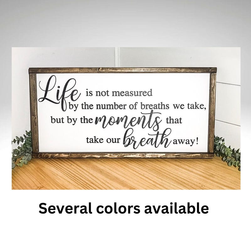 Life Quote Sign - Etsy