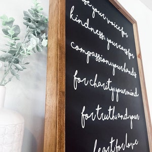 Use Your Voice for Kindness Sign| Sign of Voice of Kindness| Home Decor ...