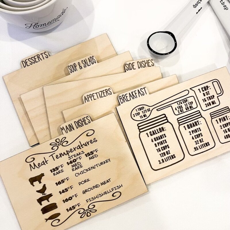 Recipe Card Dividers - Etsy