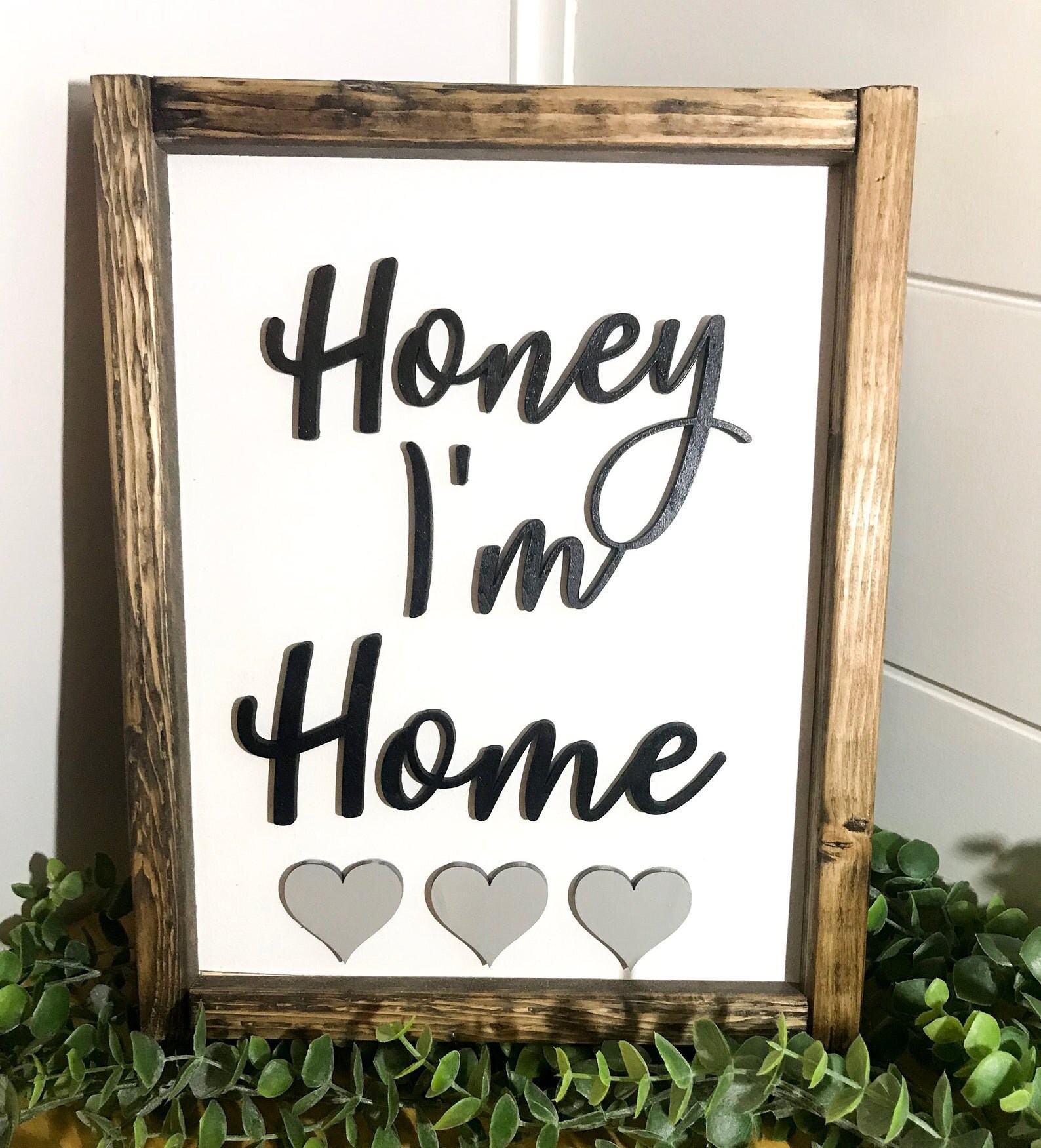Honey Im Home Signim Home Sign 3d Honey Home Sign - Etsy