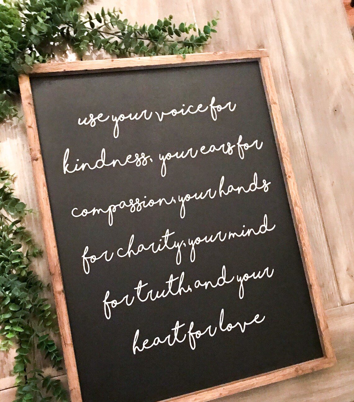 Use Your Voice for Kindness Sign Sign of Voice of Kindness | Etsy