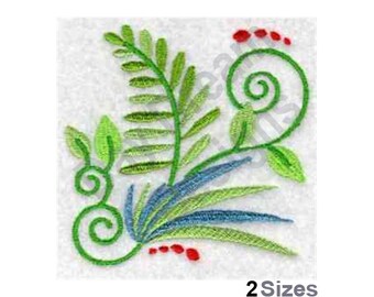 Fern embroidery | Etsy