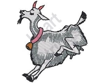 Goat embroidery | Etsy