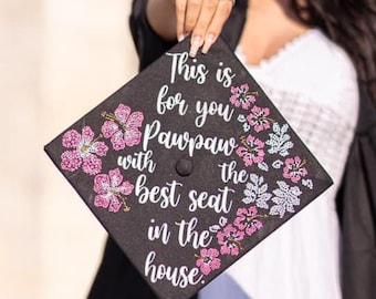 Custom Rhinestone Graduation Cap - Etsy