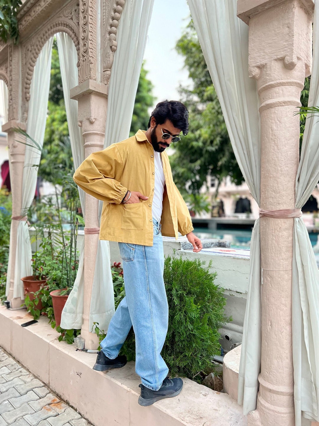 Oversized Corduroy Shacket: Unisex Cotton Button Down Jacket - Etsy