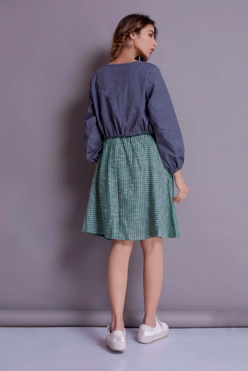 Ruffle Sleeve Crop Top Waist String Crop Top Adjustable Crop | Etsy