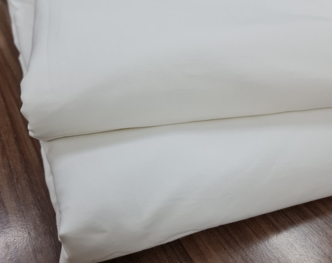 100% Natural Cotton Voile Pure White Fabric by the Yard or Meter for ...