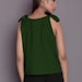 Linen Top With Regulating Straps, Sleeveless Blouse for Women ...