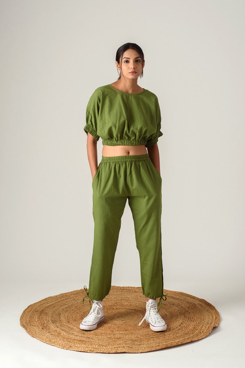 Slit Pants With Adjustable Bottoms Linen Casual Pants With - Etsy