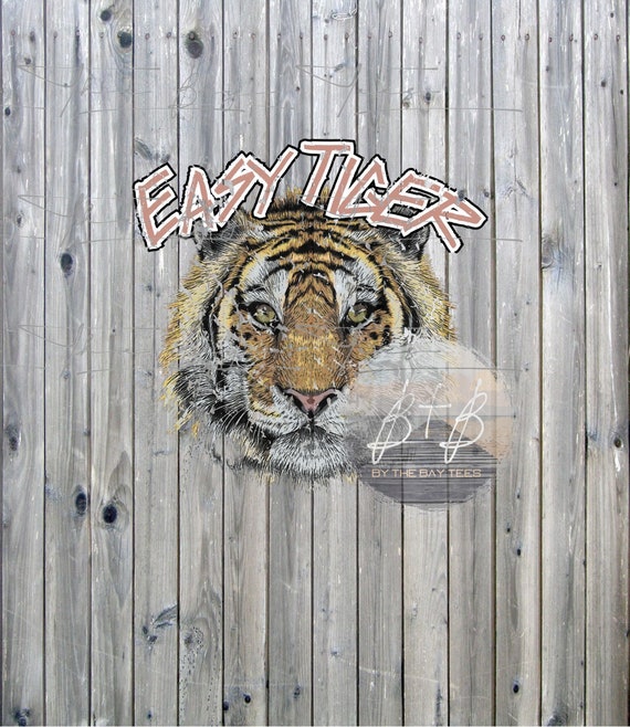 Easy Tiger Digital Design Retro Png Vintage Digital File - Etsy