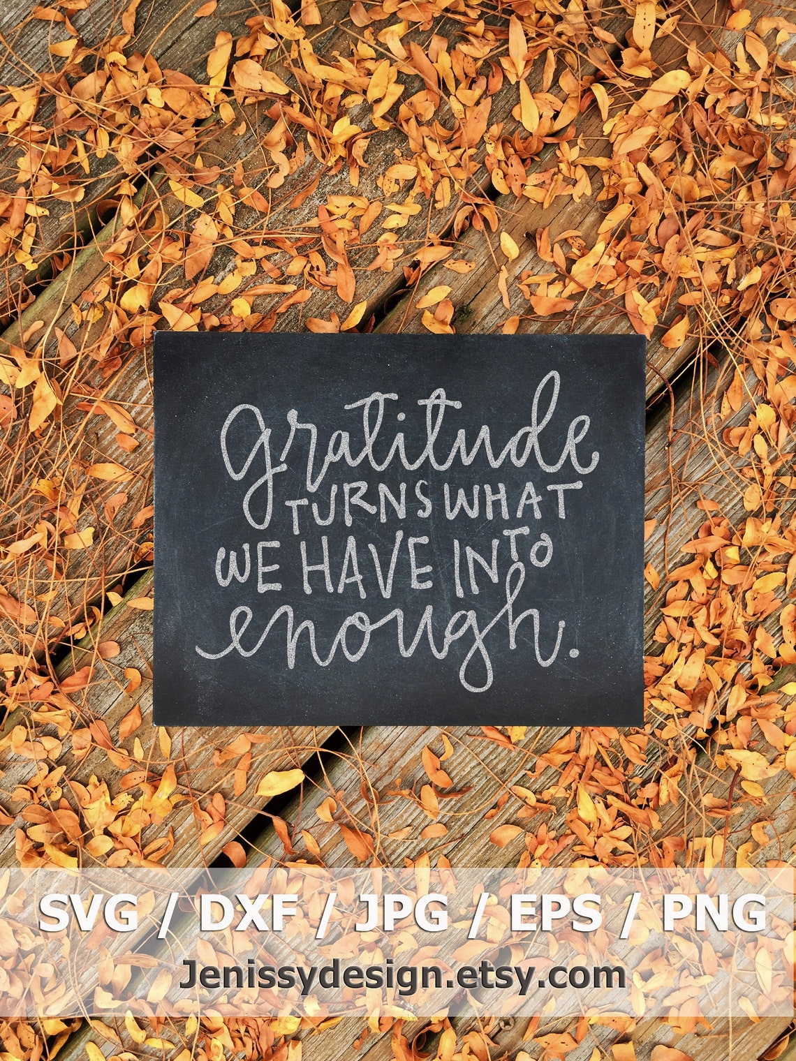 Gratitude Hand Lettering Calligraphy for THANKSGIVING DIGITAL - Etsy