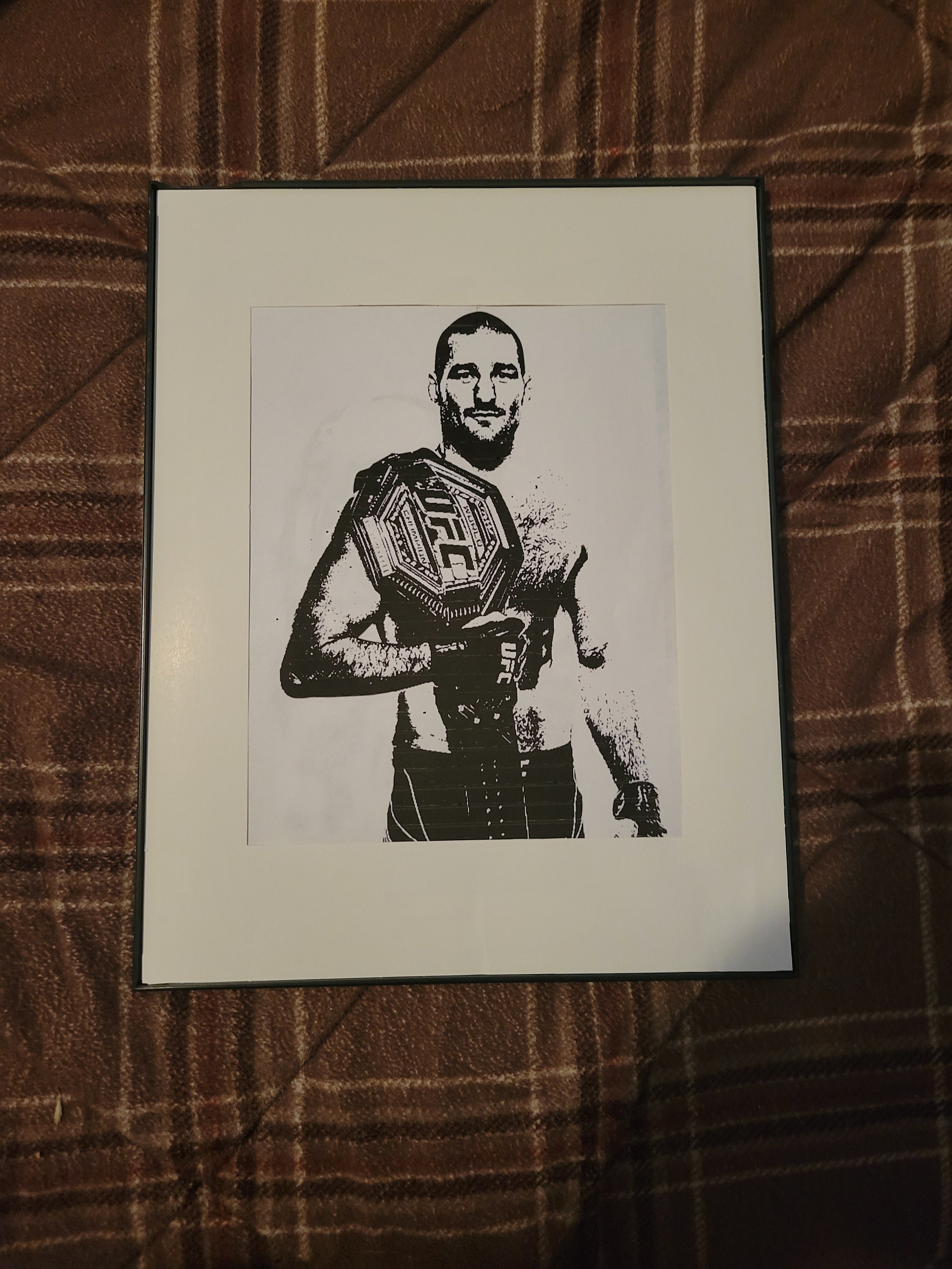 Sean Strickland Vector Drawing - Etsy