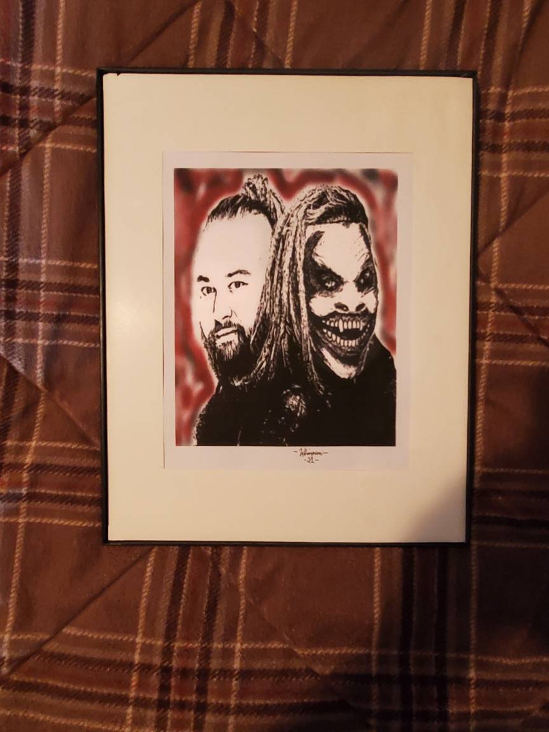Two Faces of Wyatt Ink Drawing 10x14 - Etsy Sweden