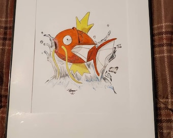 Magikarp Drawing - Etsy