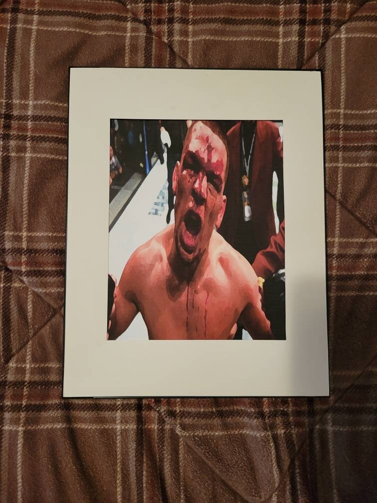 Nate Diaz Drawing - Etsy