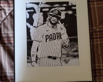 Fernando Tatis Jr 8x10 Pencil Drawing Print - Etsy