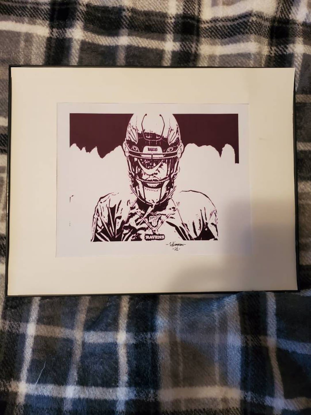 Lamar Jackson Drawing - Etsy