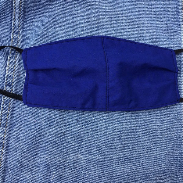 Royal Blue Mask - Etsy