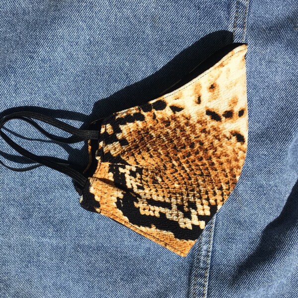 Snake Skin Face Mask - Etsy
