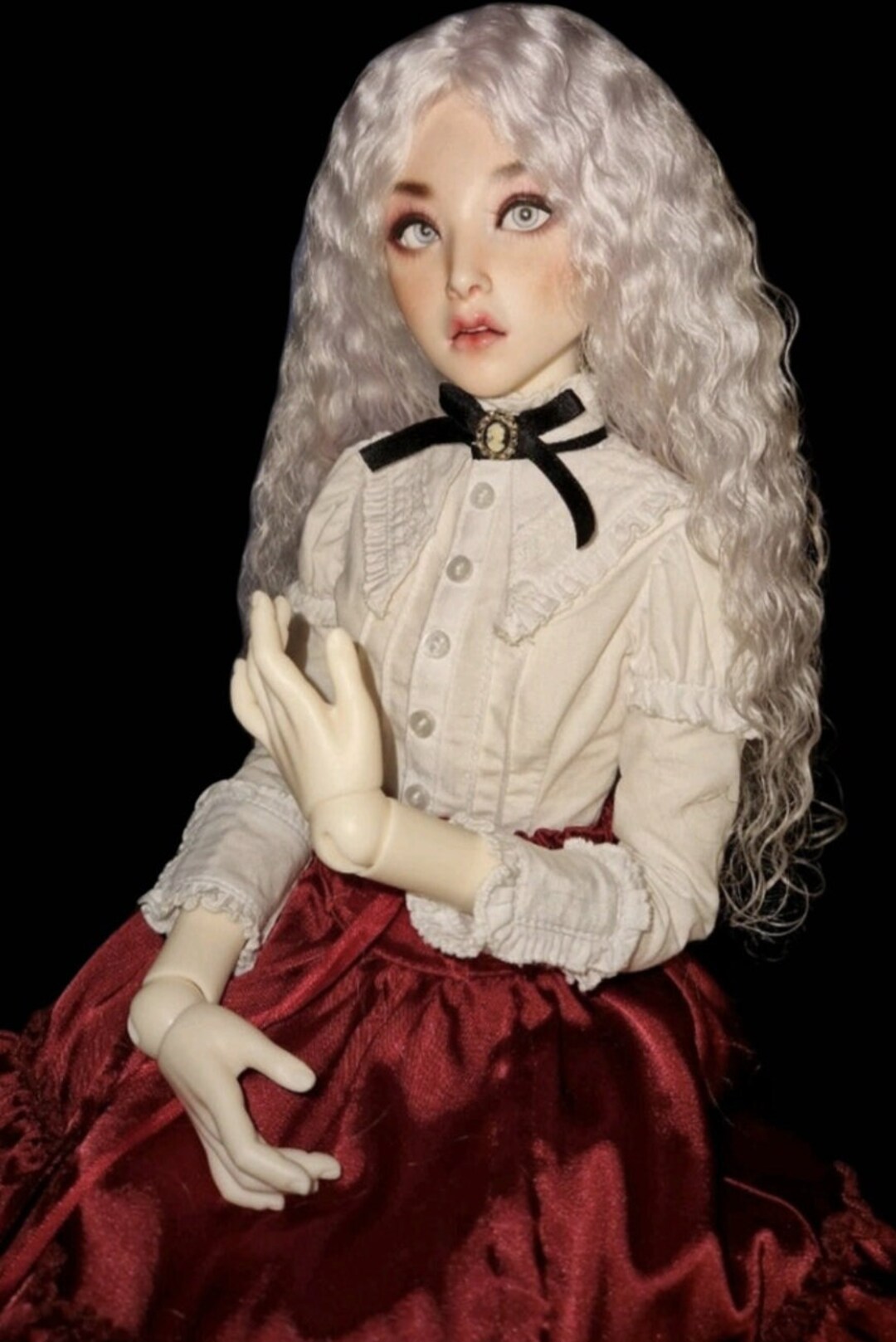 BJD Msd Doll Wig 1/4 Mohair Goat Angora - Etsy