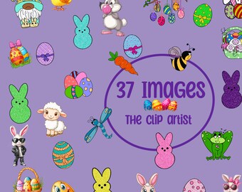 Easter Clipart Bundle - Etsy