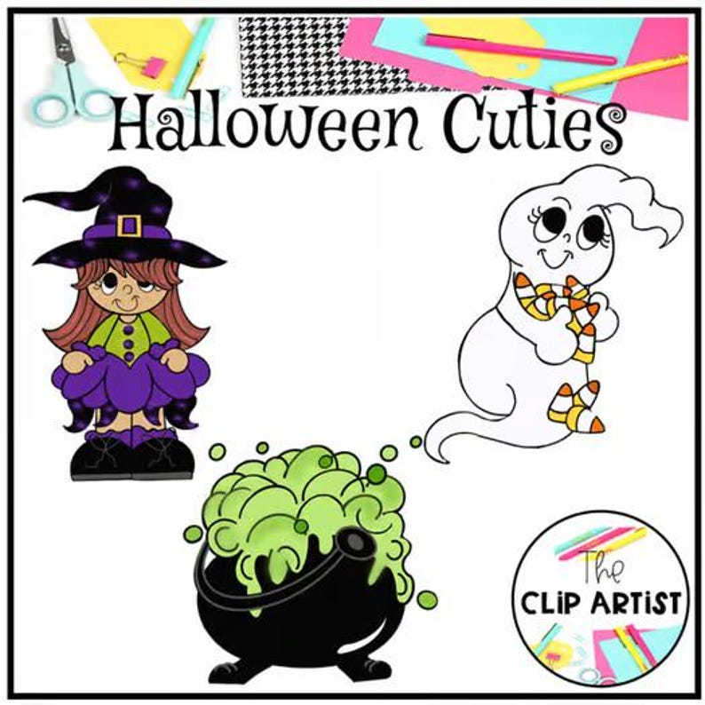 Halloween Cuties Clip Art - Etsy