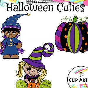 Halloween Cuties Clip Art - Etsy