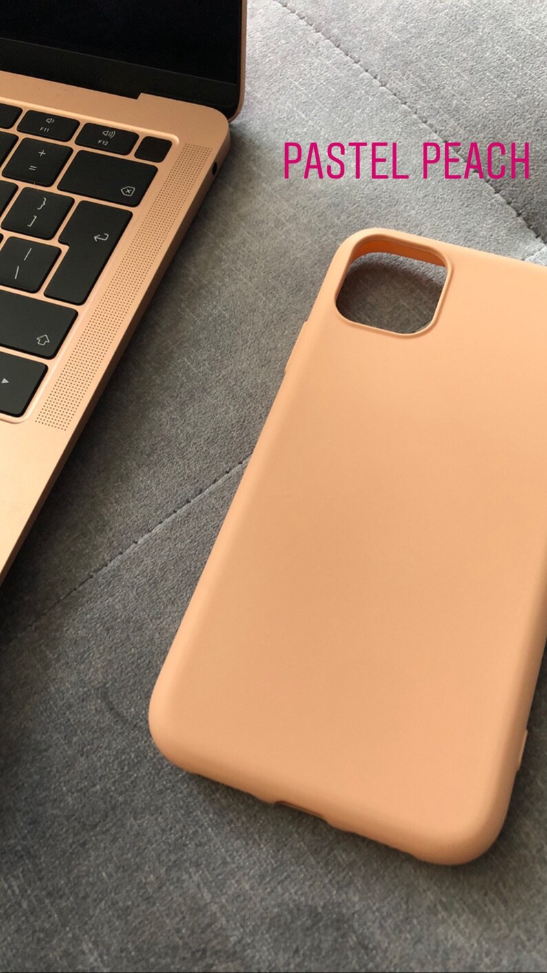 Pastel Coloured Matte iPhone Case Phone Case Shockproof | Etsy