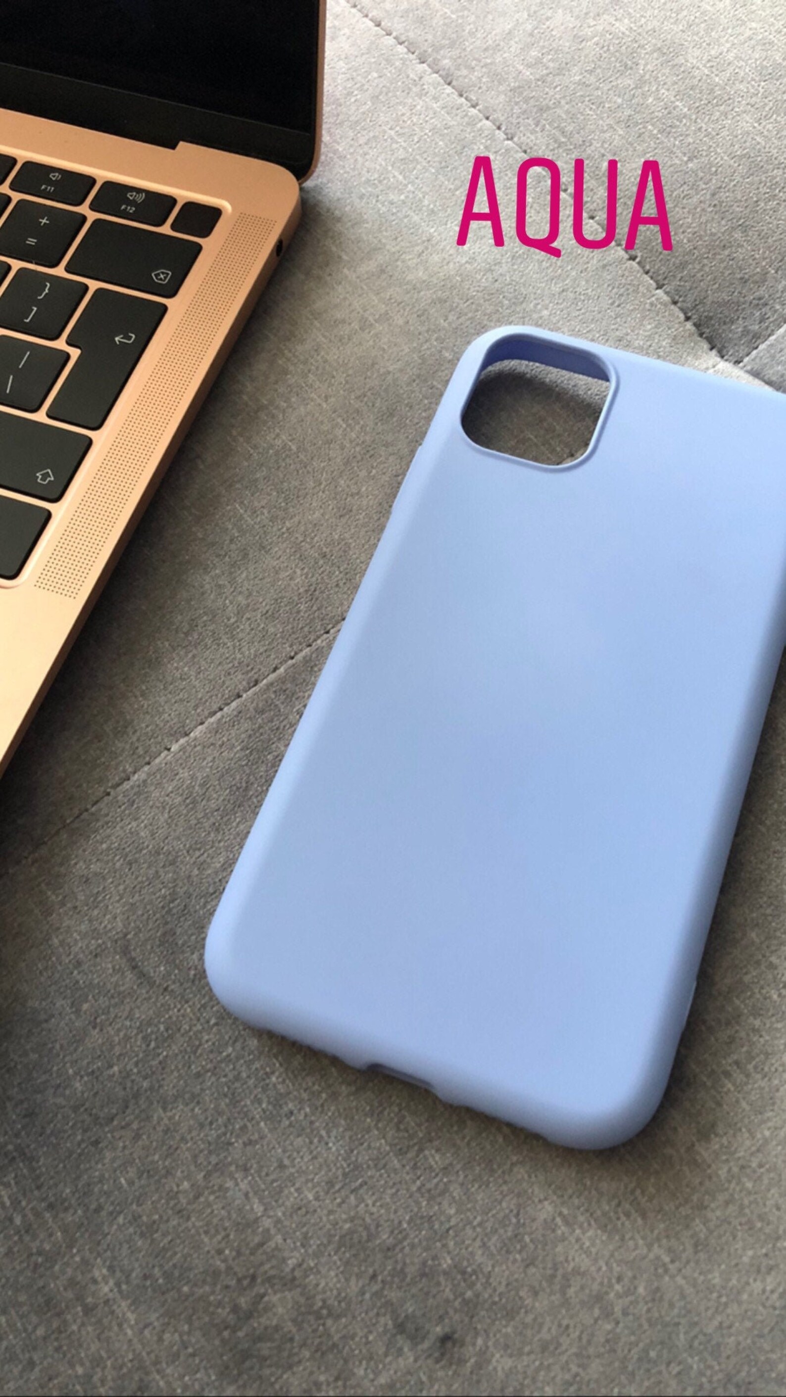 Pastel Coloured Matte iPhone Case Phone Case Shockproof | Etsy