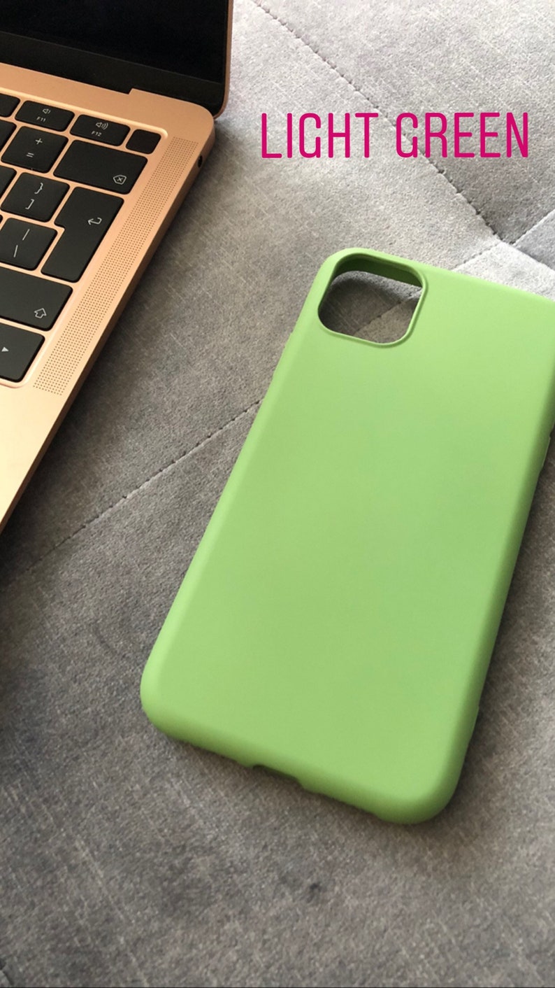 Pastel Coloured Matte iPhone Case Phone Case Shockproof | Etsy