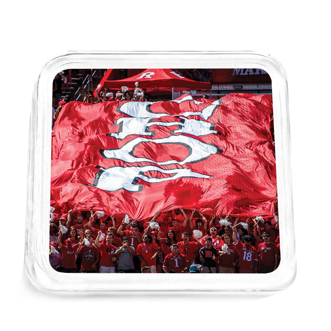 Rutgers Scarlet Knights Acrylic Drink Coaster | SHI Stadium Bar Decor ...