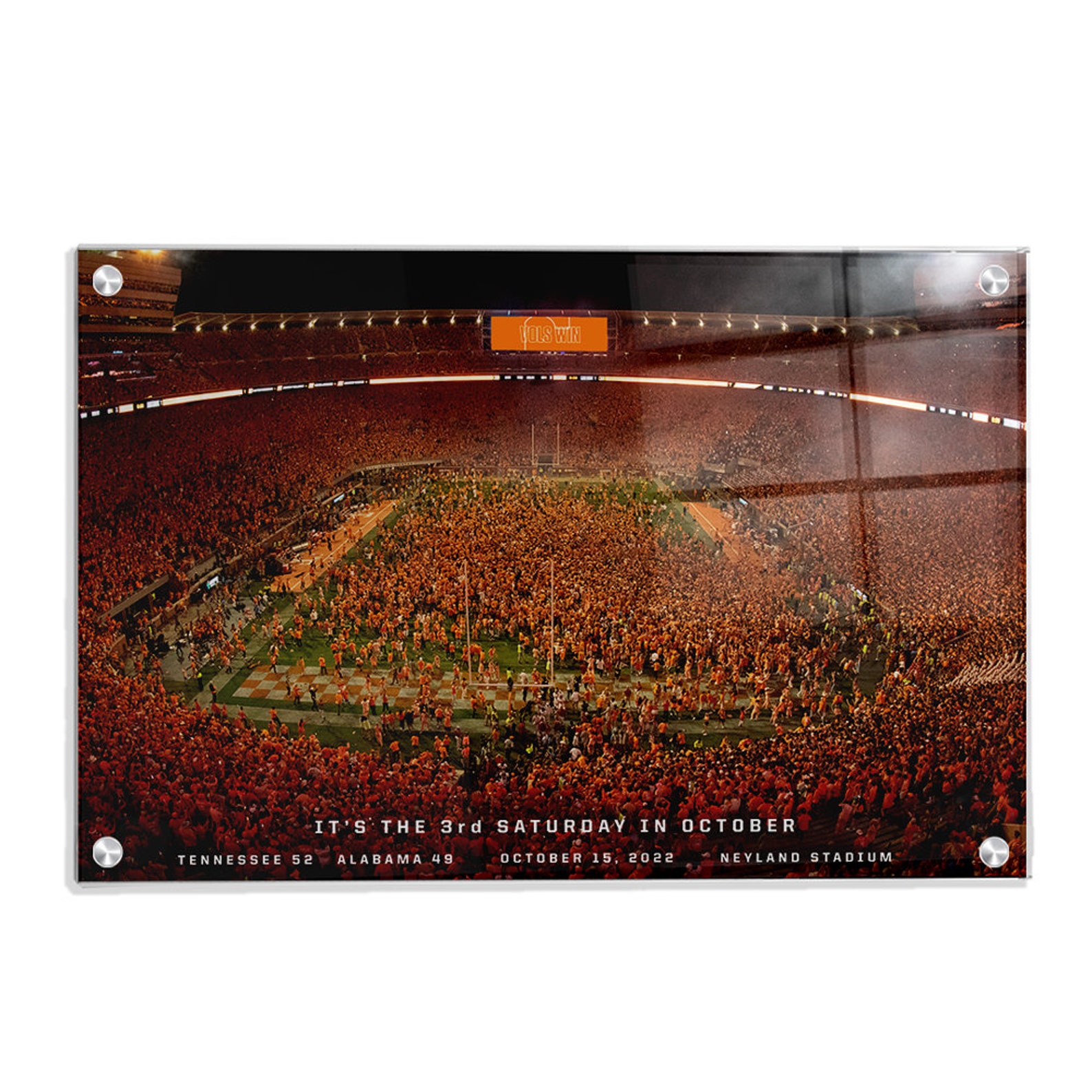 Tennessee Vols Beat Alabama 2022 | Collegiate Wall Art - Etsy