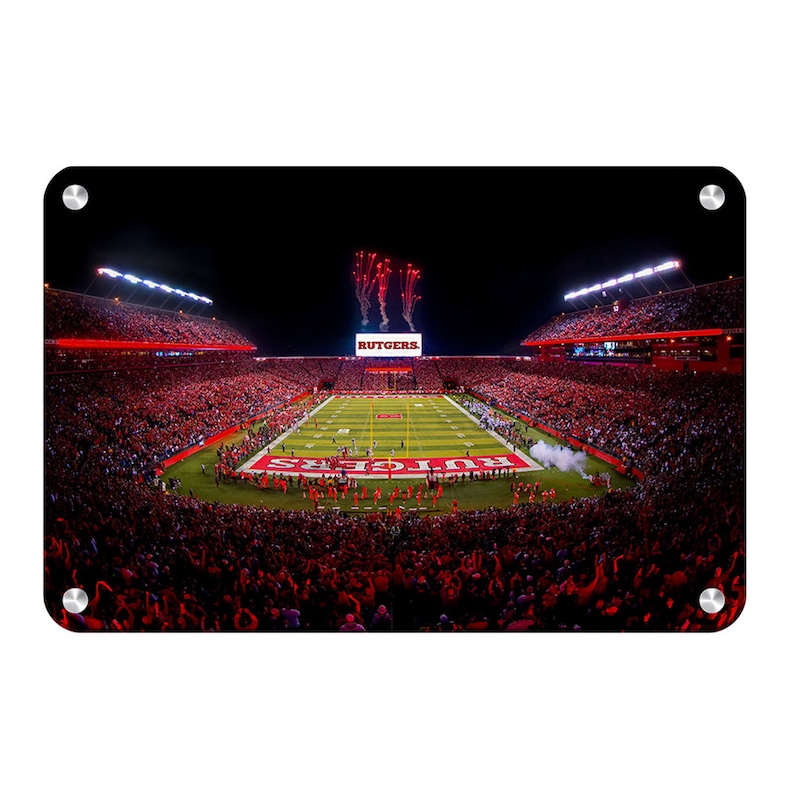 Rutgers Scarlet Knights Stadium Art | Canvas, Metal, or Acrylic - Etsy