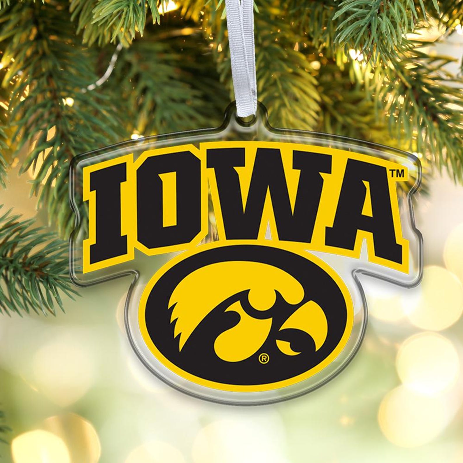 Iowa Hawkeyes | University of Iowa | Iowa Hawkeyes Christmas Ornament ...