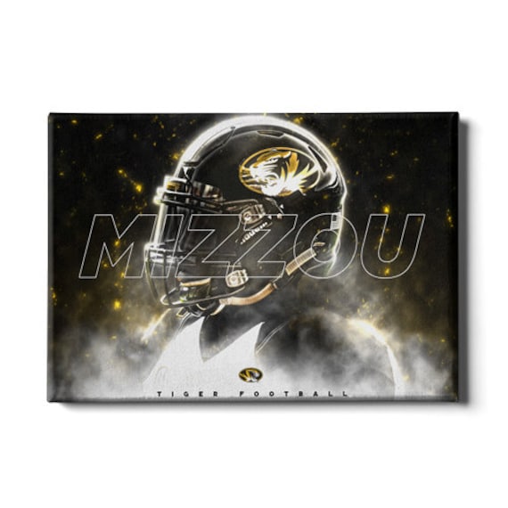 Mizzou Football Helmet Gray