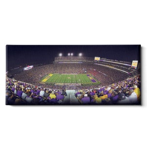 Love Purple Live Gold Stadium Panoramic LSU Tigers Death Valley ...