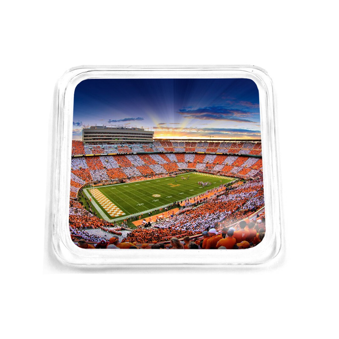 Tennessee Volunteers | Checkerboard Sunset | Neyland Stadium | Acrylic ...